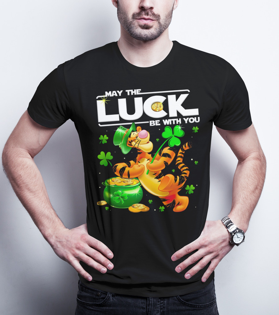 May The Luck Be With You Tigger T-Shirt