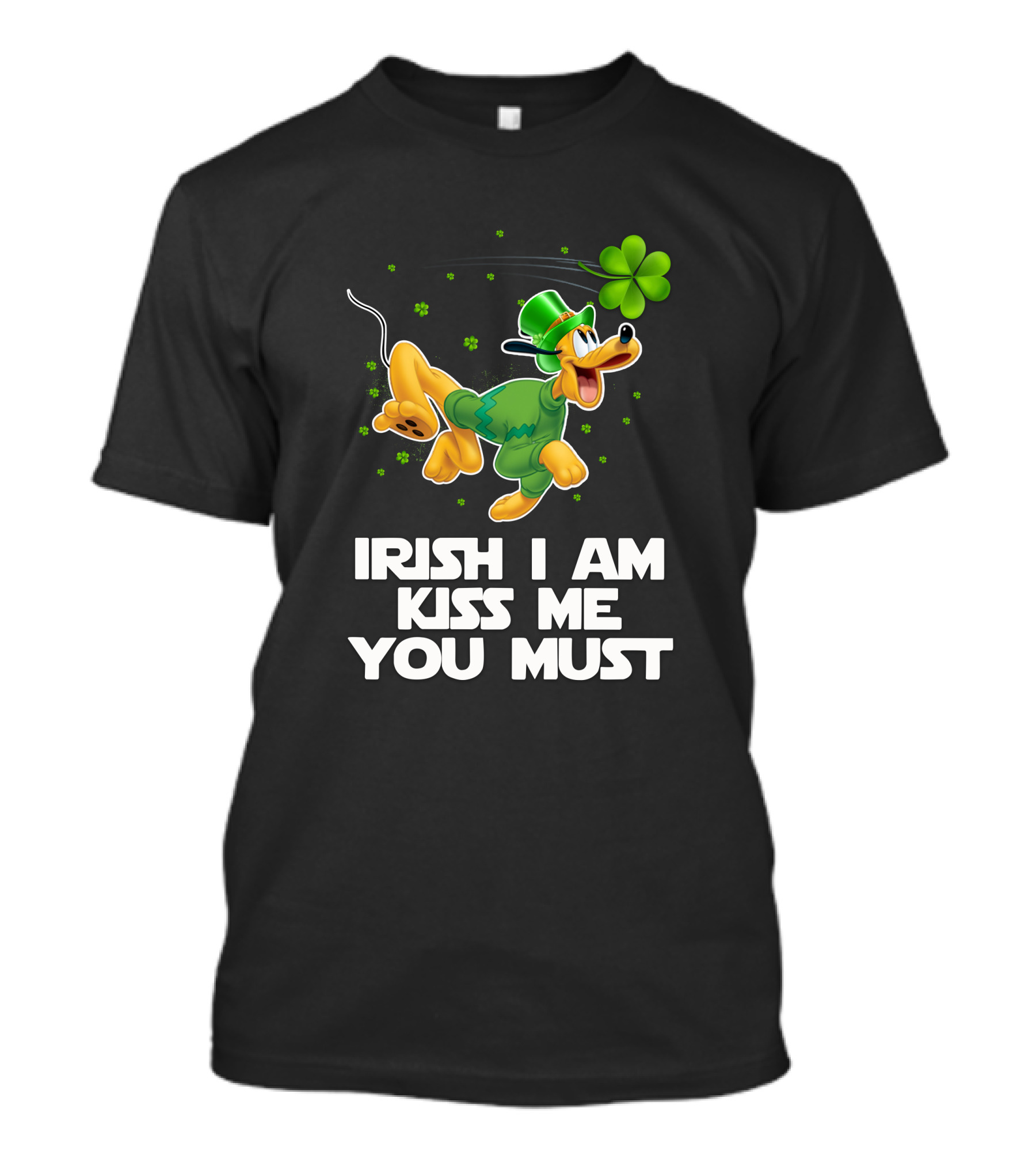 Irish I Am Kiss Me You Must Pluto St. Patrick's Day T-Shirt