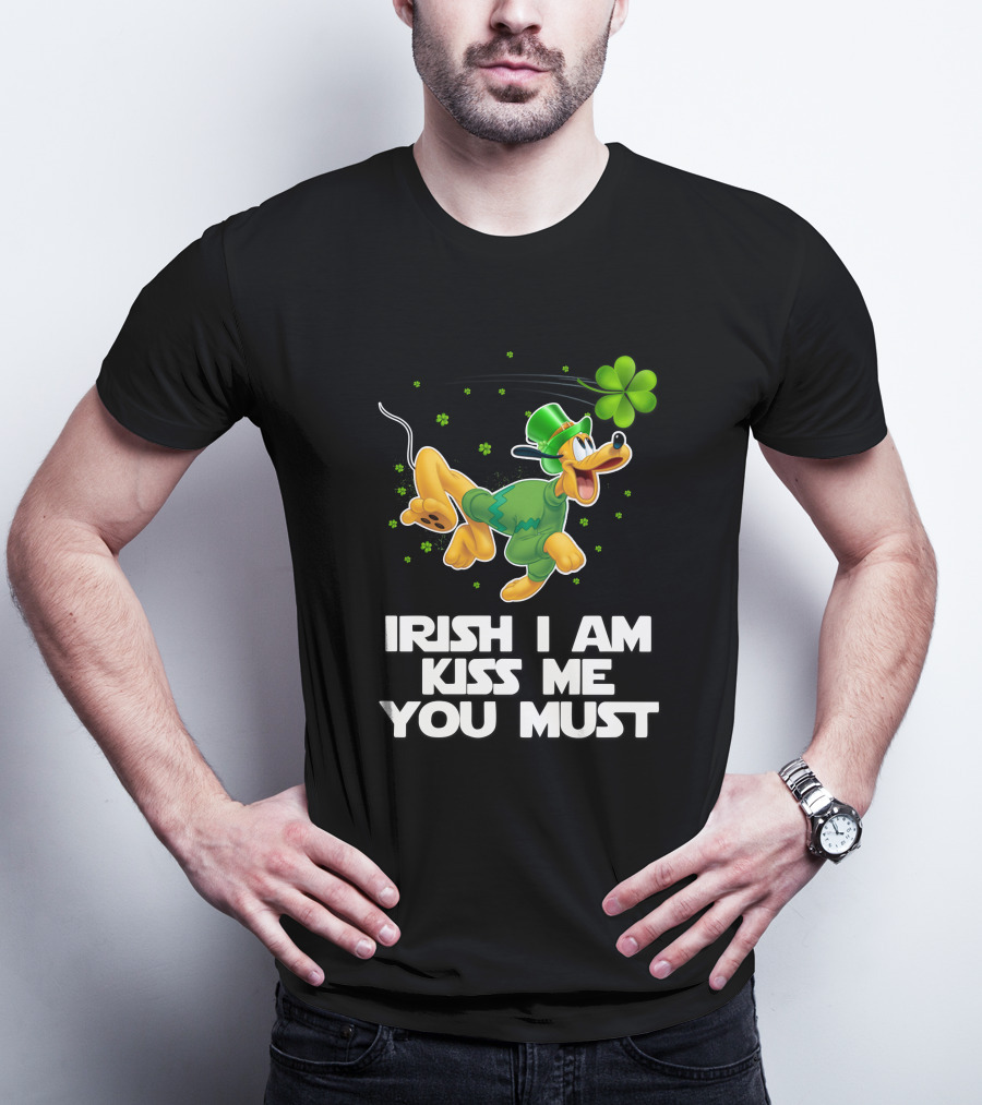 Irish I Am Kiss Me You Must Pluto St. Patrick's Day T-Shirt