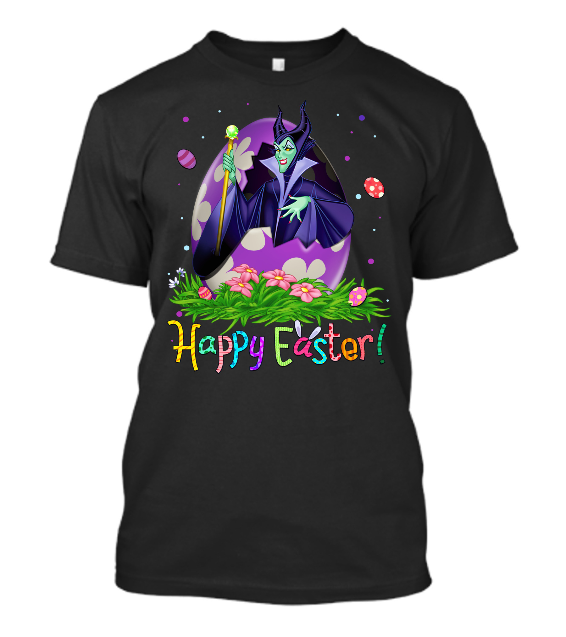 Maleficent Happy Easter Magic Egg Hunt Celebration T-Shirt