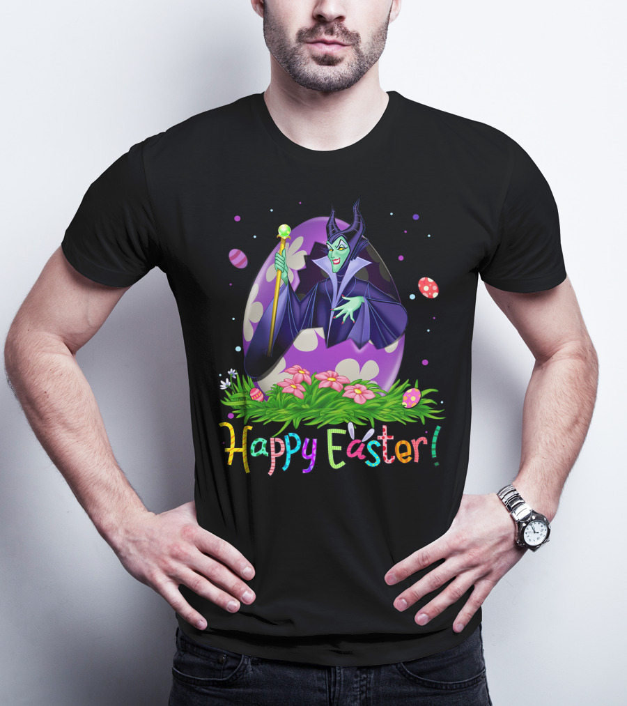 Maleficent Happy Easter Magic Egg Hunt Celebration T-Shirt