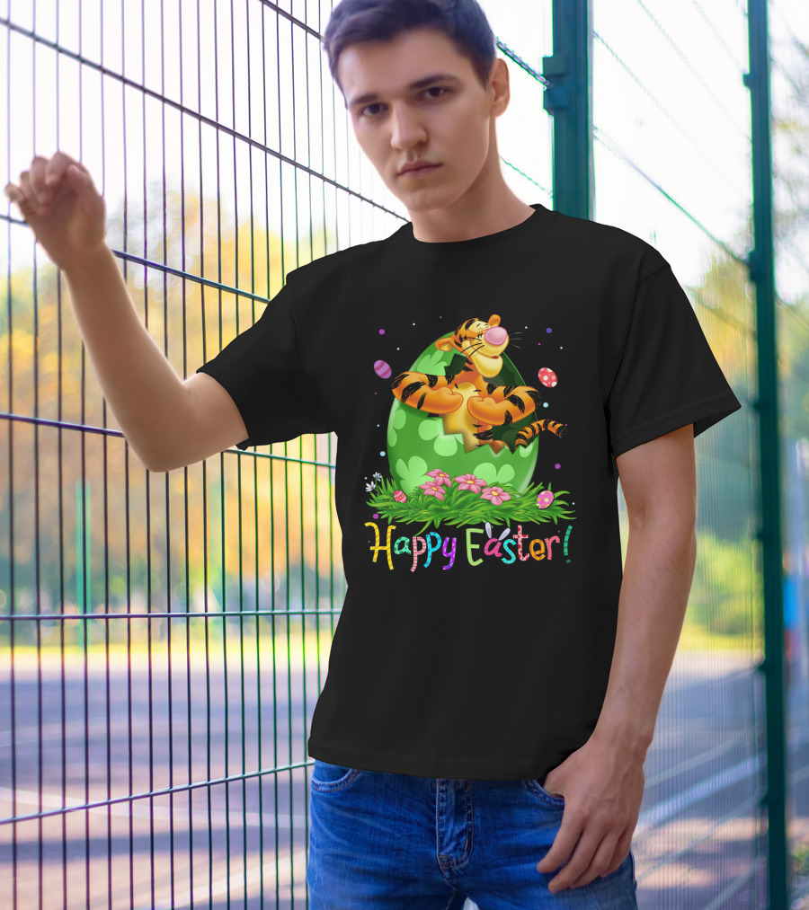 Tigger Happy Easter Egg Hunt Celebration T-Shirt