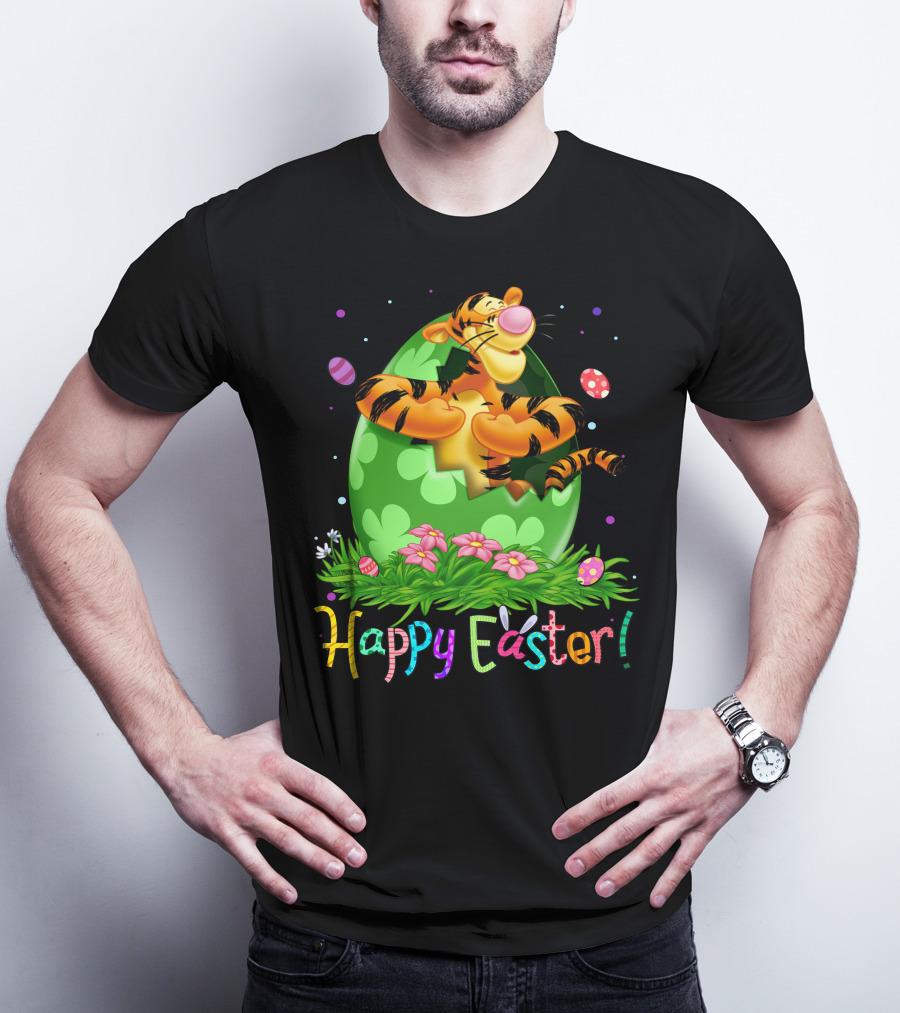 Tigger Happy Easter Egg Hunt Celebration T-Shirt