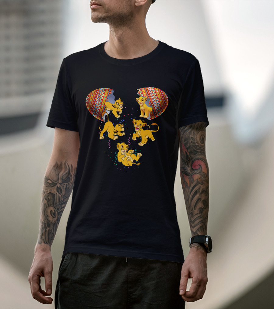 Simba Lion King Inspired Mouse Headburst T-Shirt