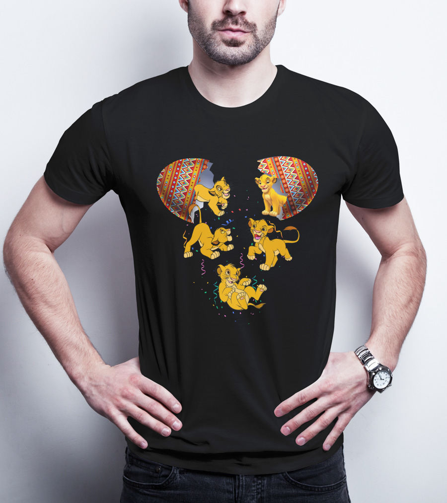 Simba Lion King Inspired Mouse Headburst T-Shirt