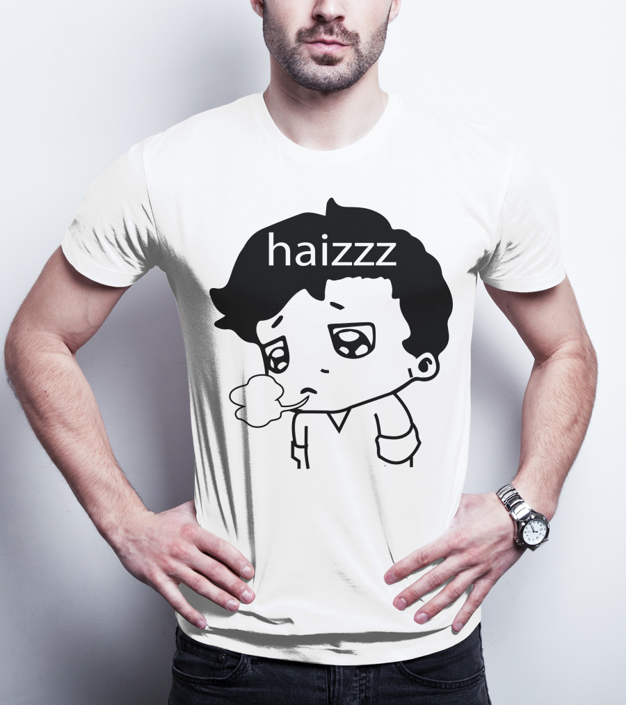 Haizzz Thổi Bong Bóng Buồn Dễ Thương T-Shirt