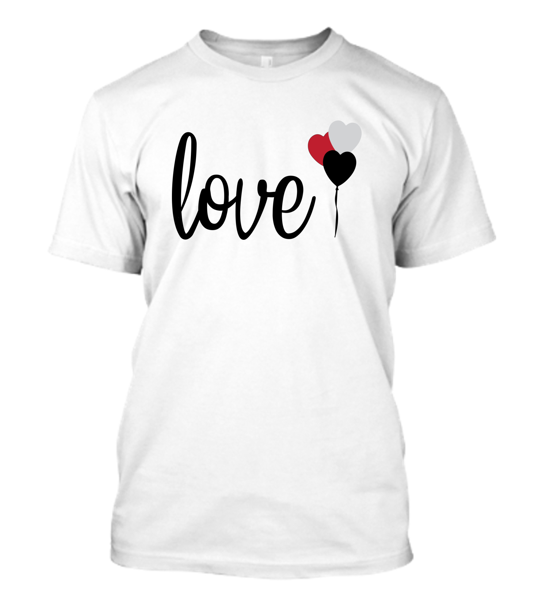 Love Heart Balloons T-Shirt