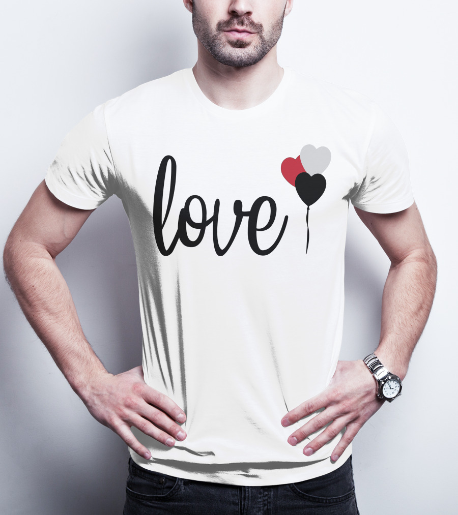 Love Heart Balloons T-Shirt