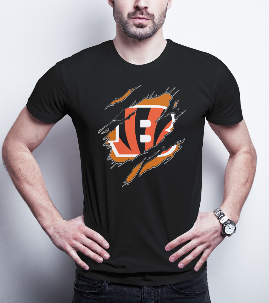 Cincinnati Bengals Scratch Claw T-Shirt