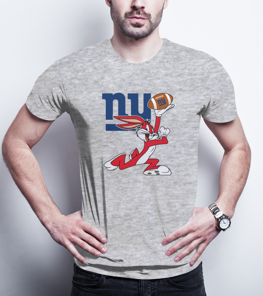 New York Giants Bugs Bunny Football T-Shirt