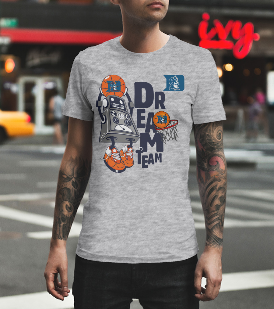 Duke Dream Team Robot Basketball Duke T-Shirt