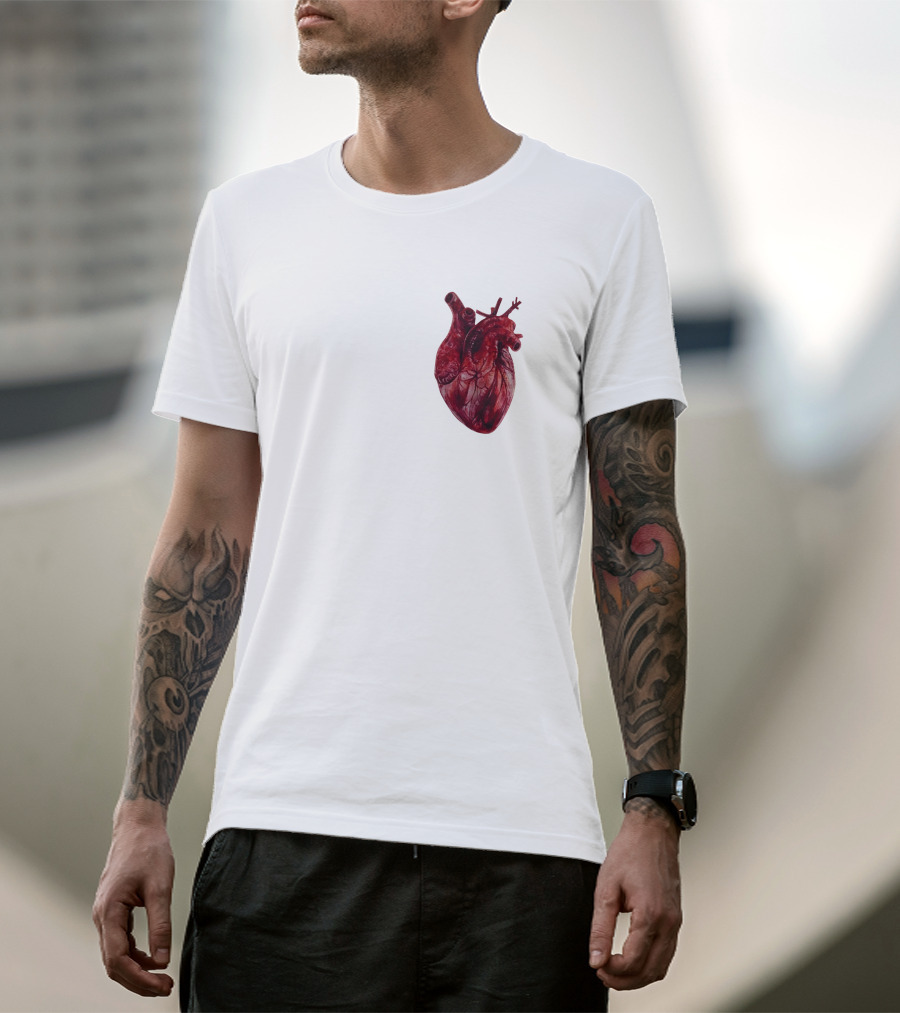 Anatomical Realistic Heart T-Shirt