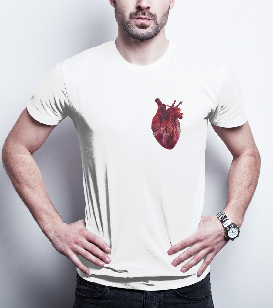 Anatomical Realistic Heart T-Shirt