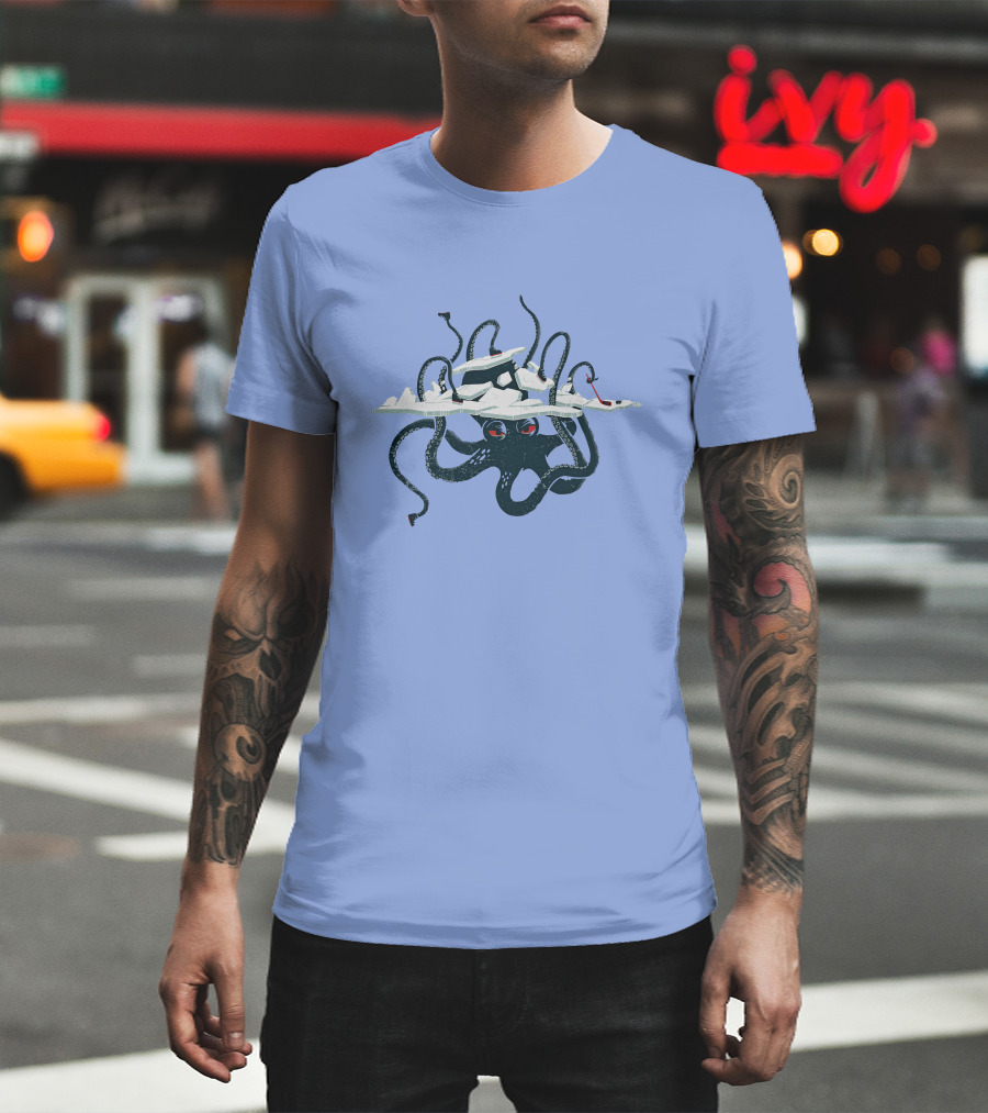 Alair Seattle Kraken Octopus Hockey Arena Scene T-Shirt