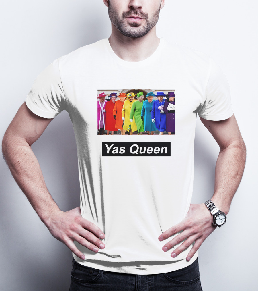 Yas Queen Rainbow Fashion T-Shirt