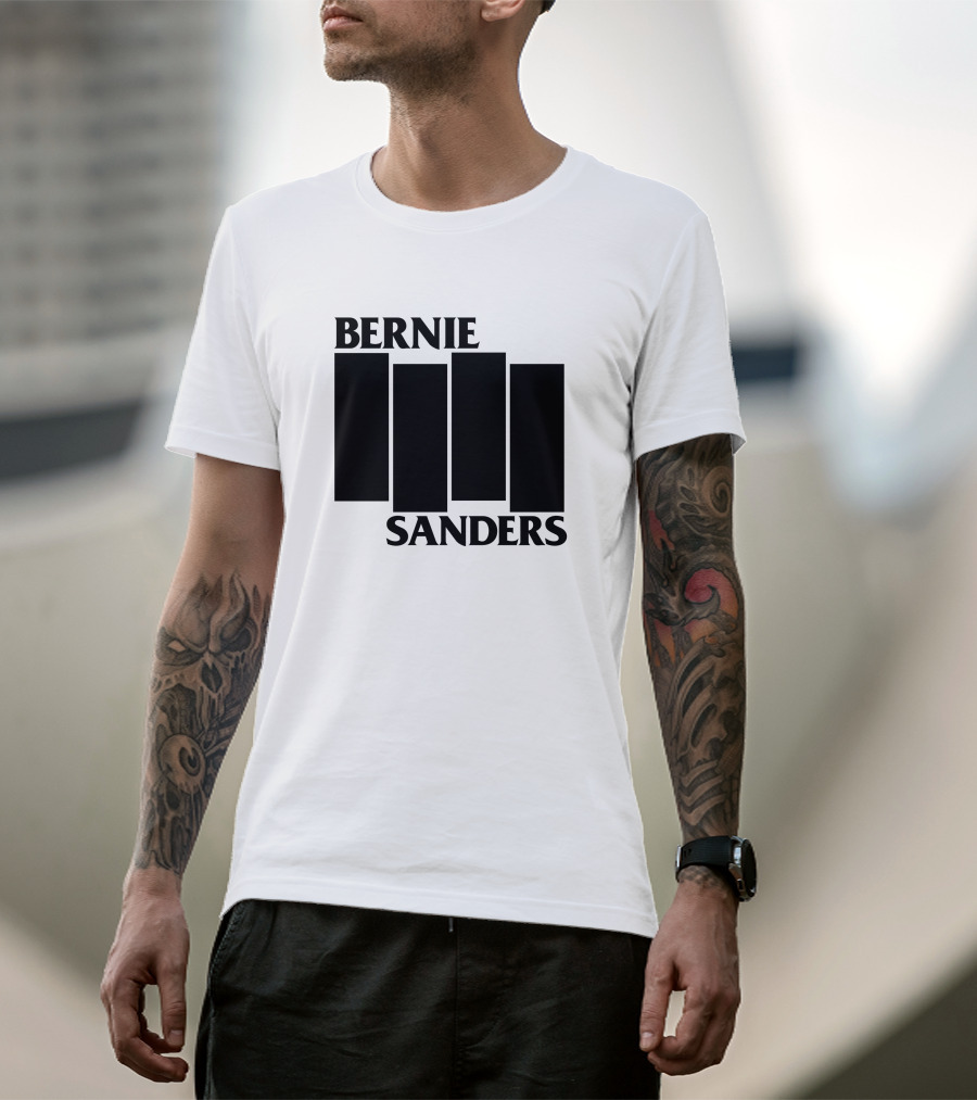Bernie Sanders Black Flag T-Shirt