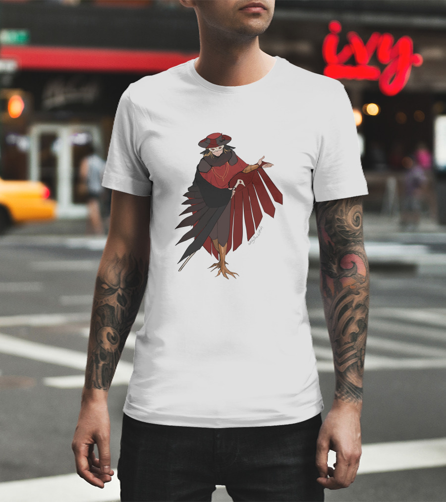 Wolfythewitch Philza Red Raven Aesthetic Fan T-Shirt