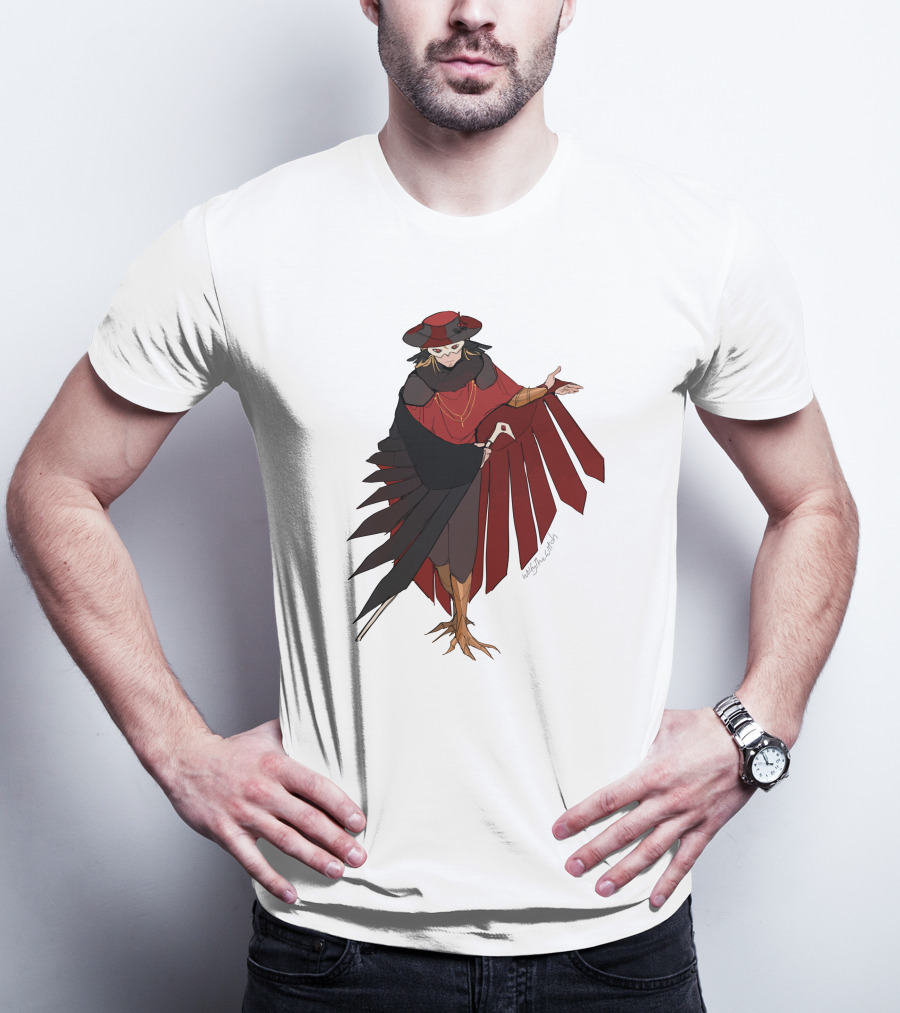 Wolfythewitch Philza Red Raven Aesthetic Fan T-Shirt