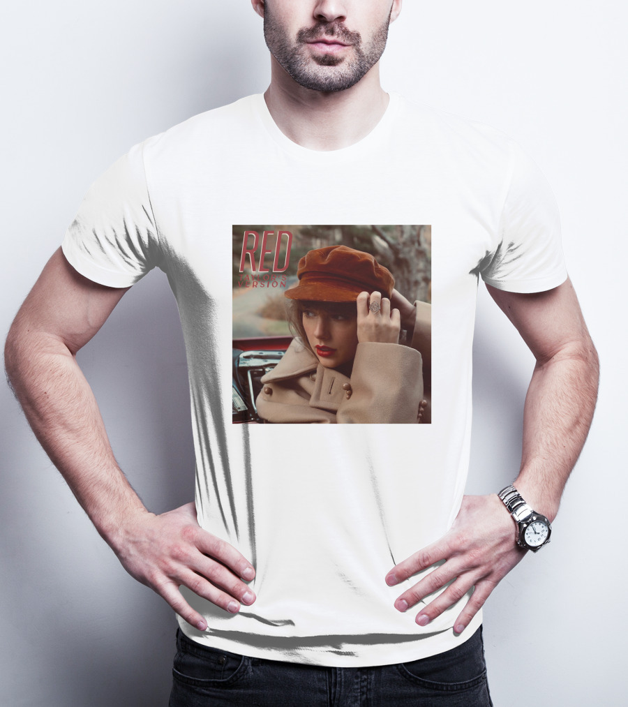 RED Taylor's Version Album Cover The Swift Society T-Shirt