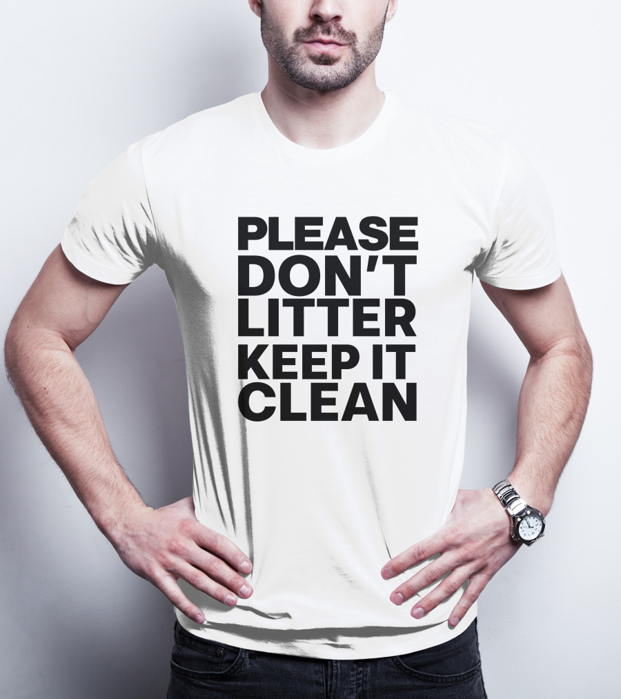 Please Don't Litter Keep It Clean Sebastian Vettel T-Shirt