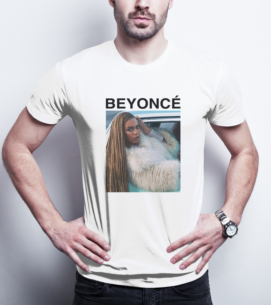Beyoncé In Fur Coat Looking Powerful T-Shirt