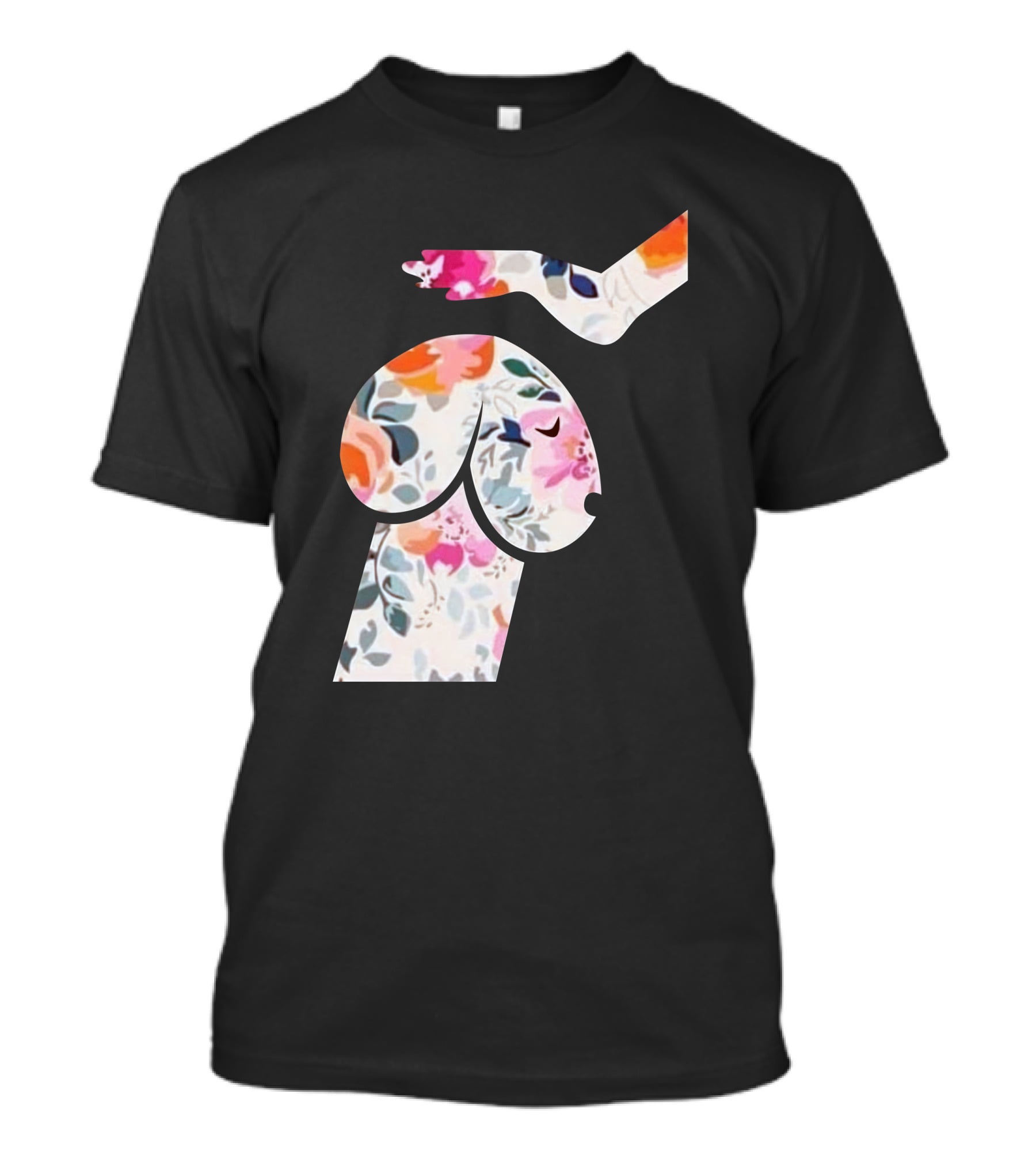 A Perfect Dog Lovers Floral T-Shirt