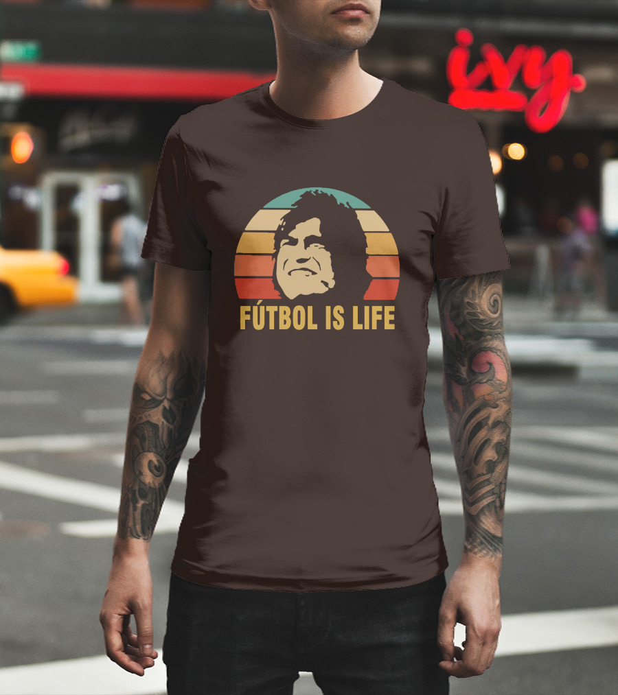Fútbol Is Life Retro Dani Rojas T-Shirt