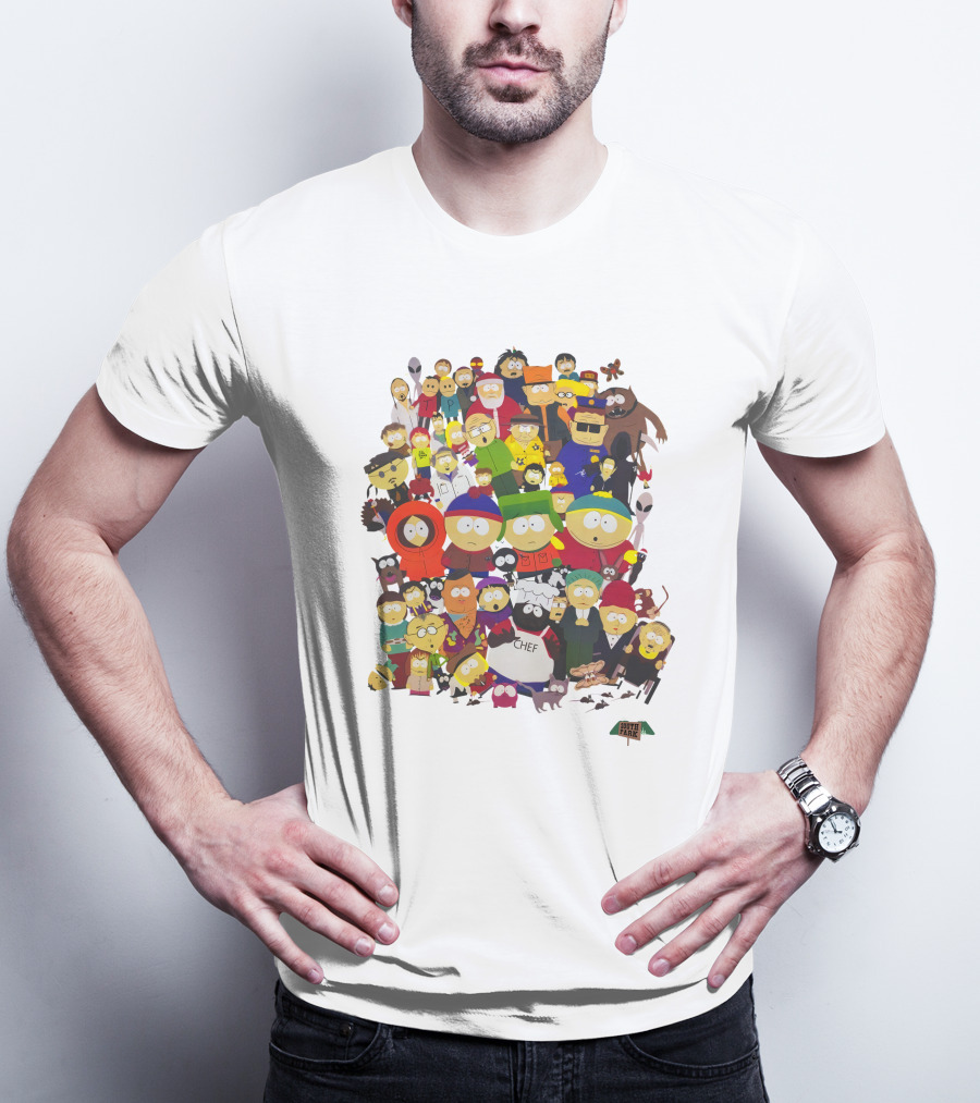 South Park Characters Collection Featuring Iconic Cast And Classic Figures T-Shirt