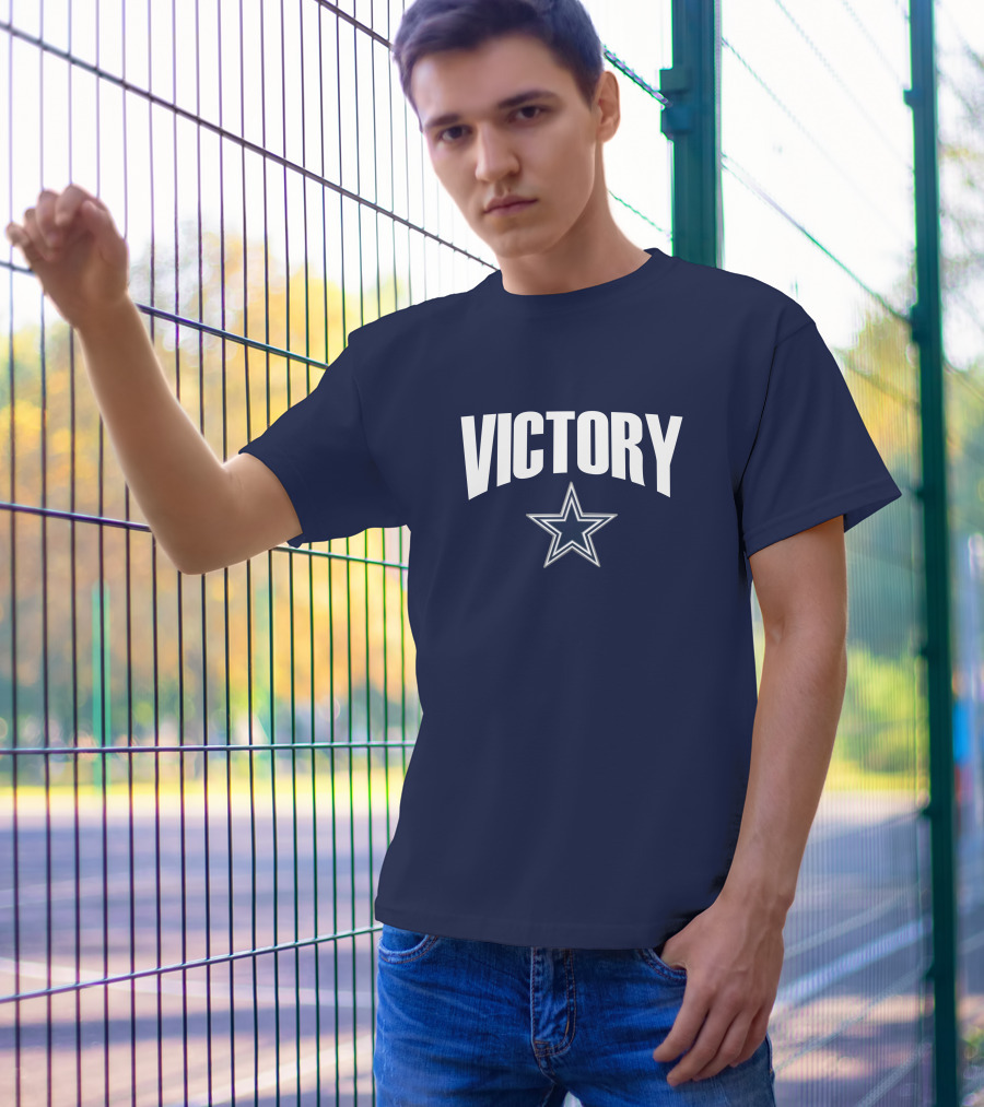 Dallas Cowboys Ezekiel Elliott Victory Star T-Shirt