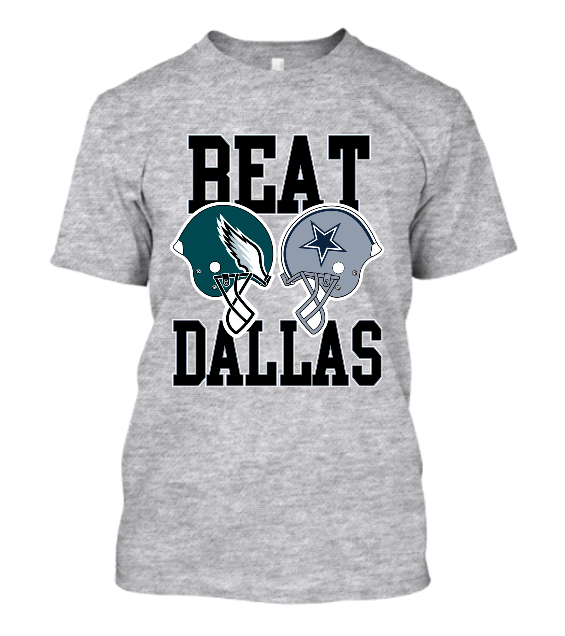 Nick Sirianni Beat Dallas Eagles Helmet Showdown T-Shirt