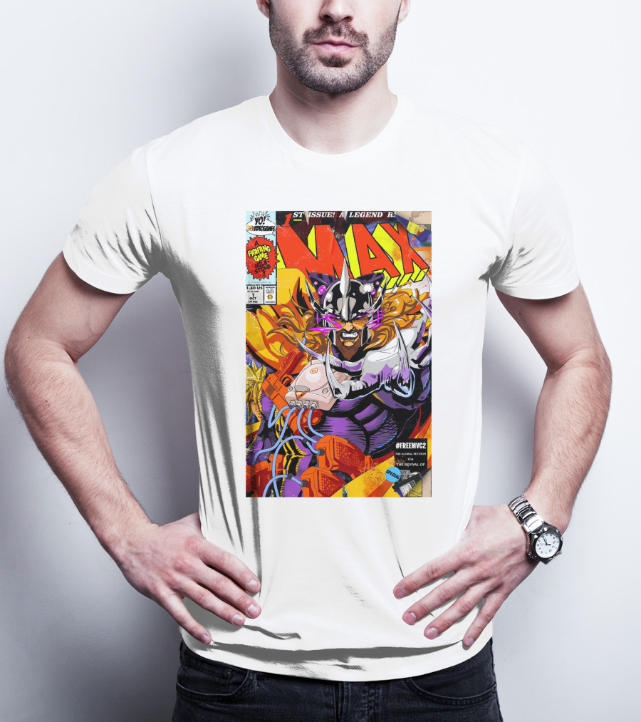 Freemvc2 The Scrubl0rd MAX Fighting Game Legend Comic T-Shirt