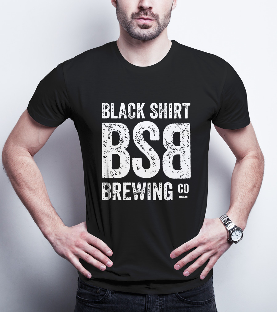Black Shirt BSB Brewing CO T-Shirt