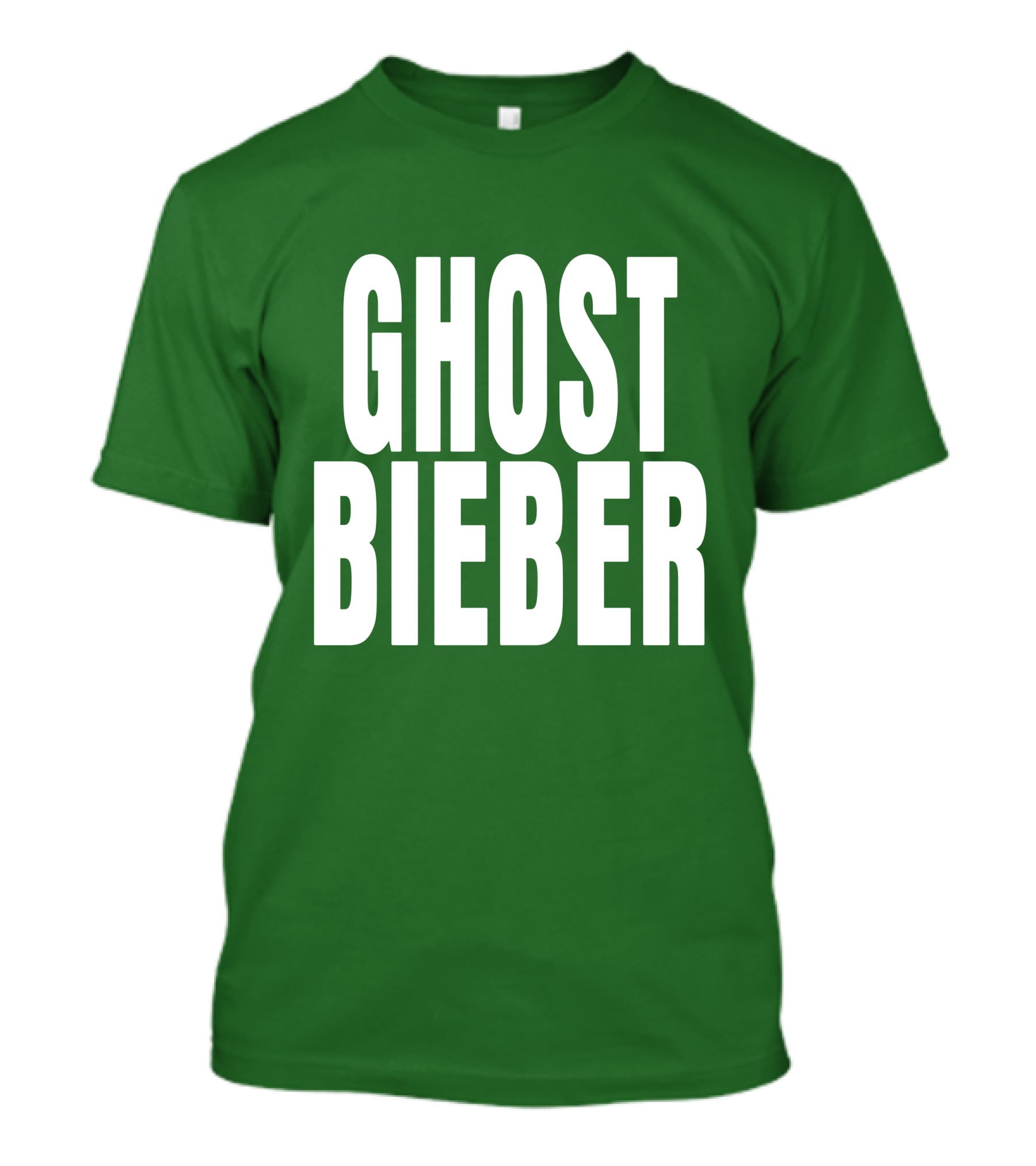 Shop Justin Bieber Music Ghost Bieber Crewneck T-Shirt