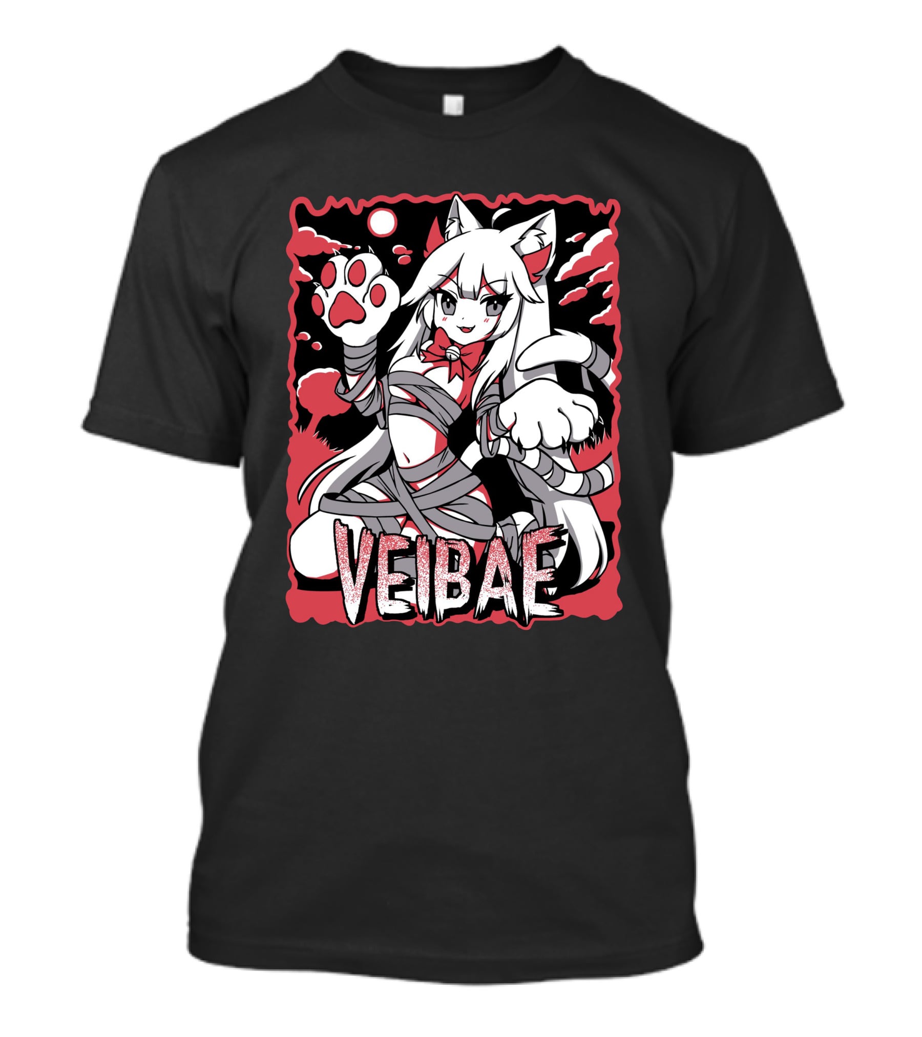 Lyn Veibae Halloween Paws Vtuber T-Shirt
