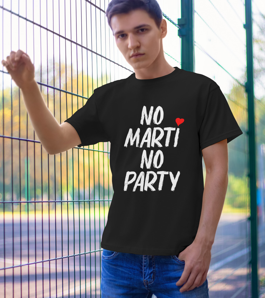 No Marti No Party Marti Pellow Reveals New T-Shirt