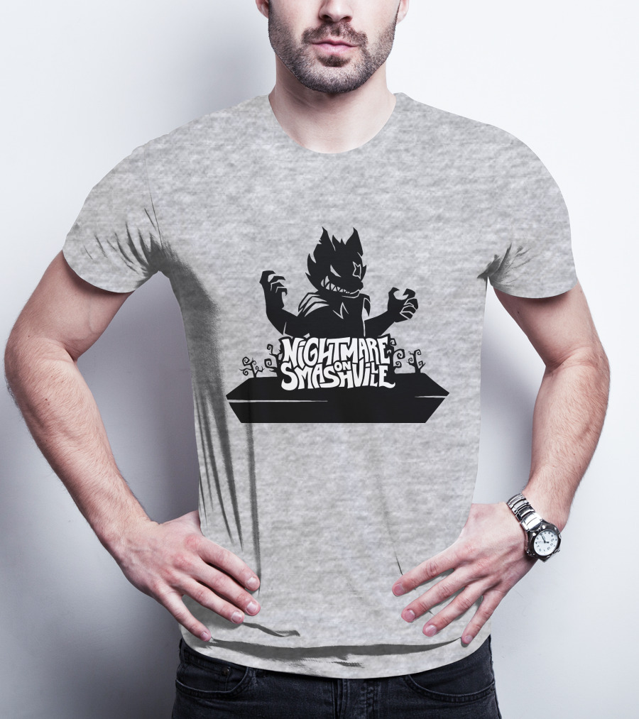 Nightmare On Smashville Werewolves Halloween T-Shirt