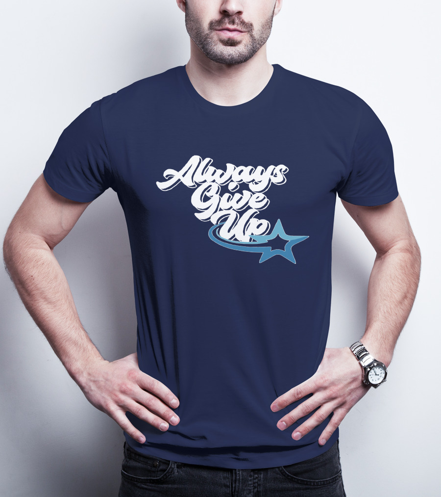 Always Give Up Star Swoosh T-Shirt