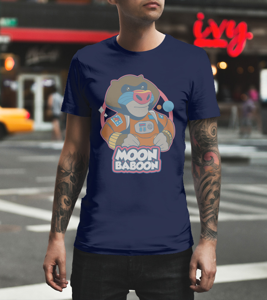 Moon Baboon It Takes Two Space Adventure T-Shirt