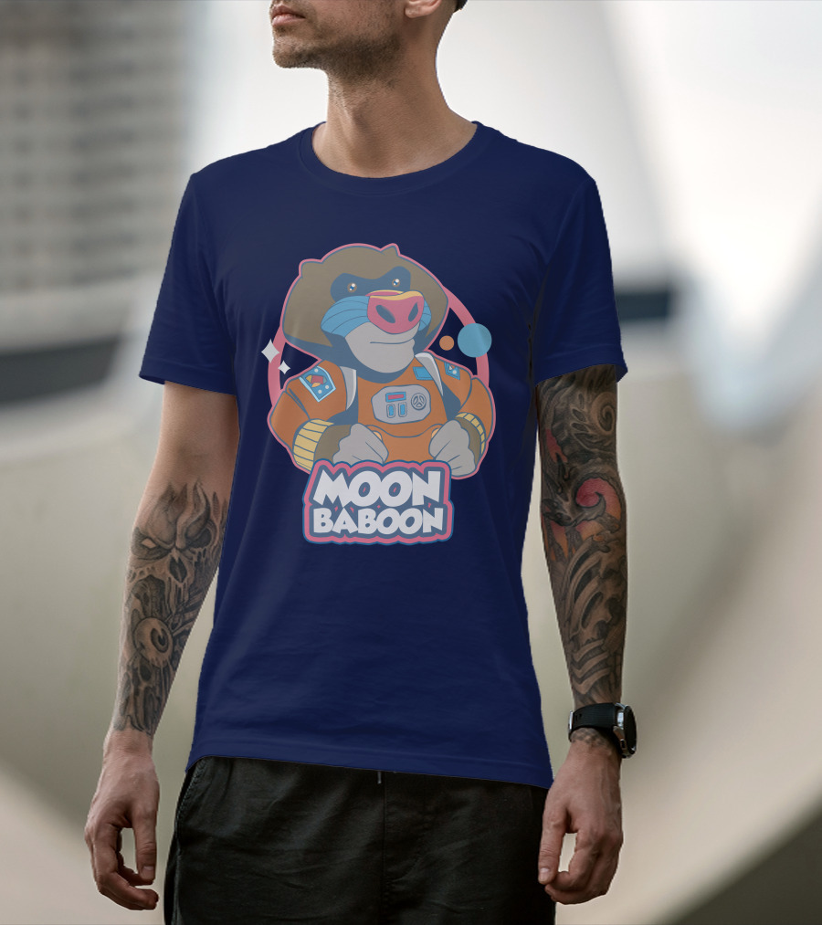 Moon Baboon It Takes Two Space Adventure T-Shirt