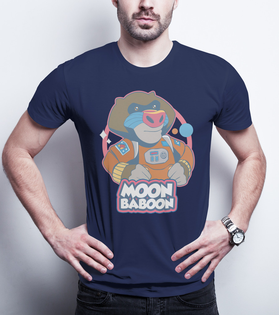 Moon Baboon It Takes Two Space Adventure T-Shirt