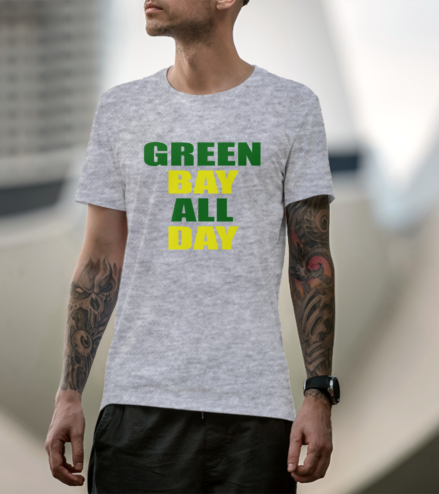 Green Bay All Day Packers Fan Edition Sam 2 Point Oh T-Shirt