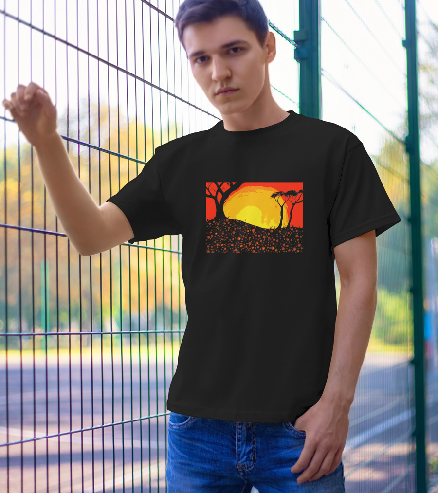 Digitees Ngunnawal Sunset Art Landscape Mr Ngunnawal Ar Maple Ngunnawalart4 T-Shirt