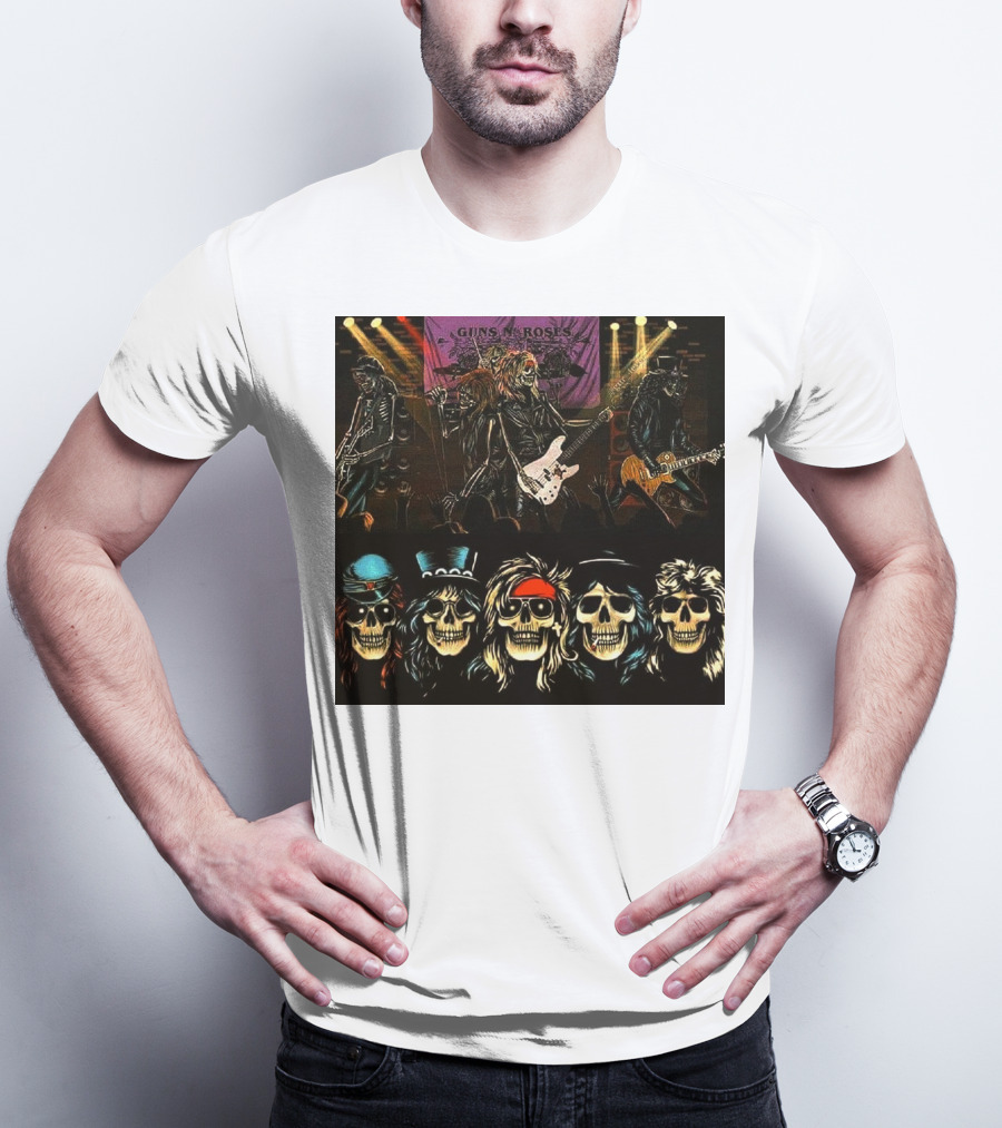 Guns N' Roses Live Skull Band T-Shirt