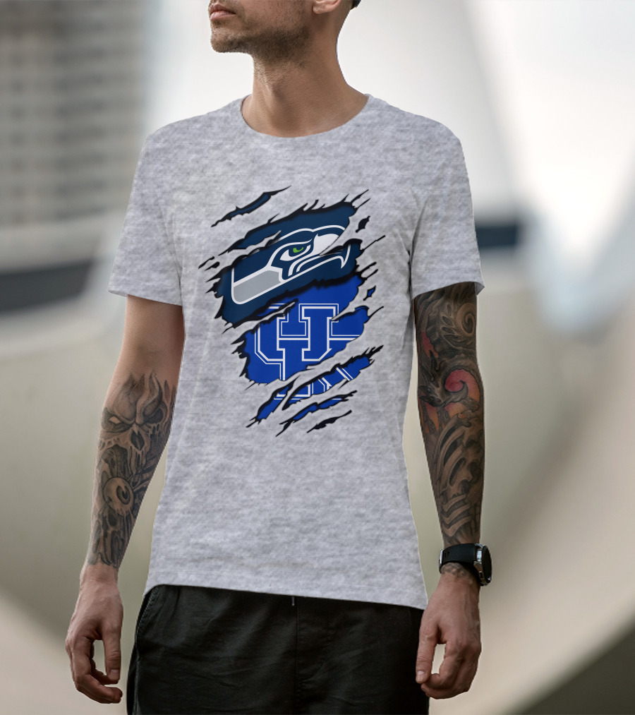 Seahawks UK Logo Fusion T-Shirt