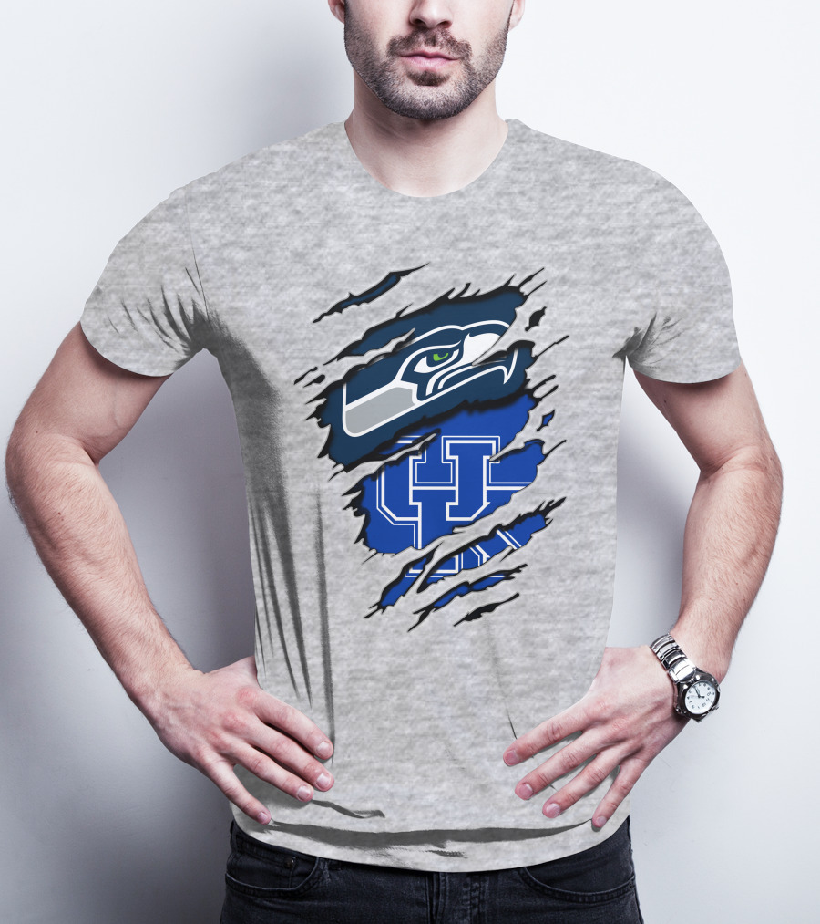 Seahawks UK Logo Fusion T-Shirt