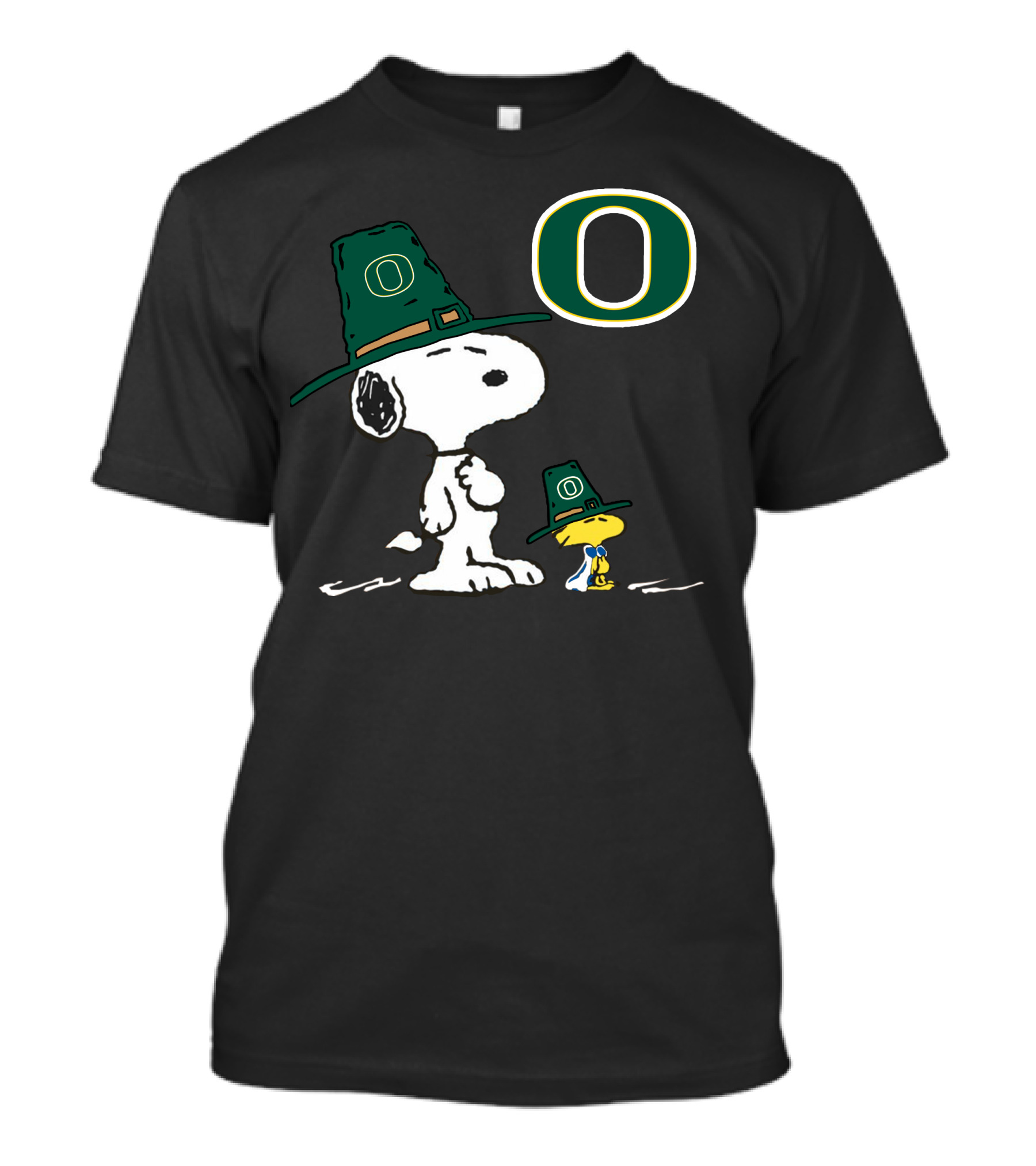 Oregon Ducks Snoopy Woodstock Peanuts O T-Shirt