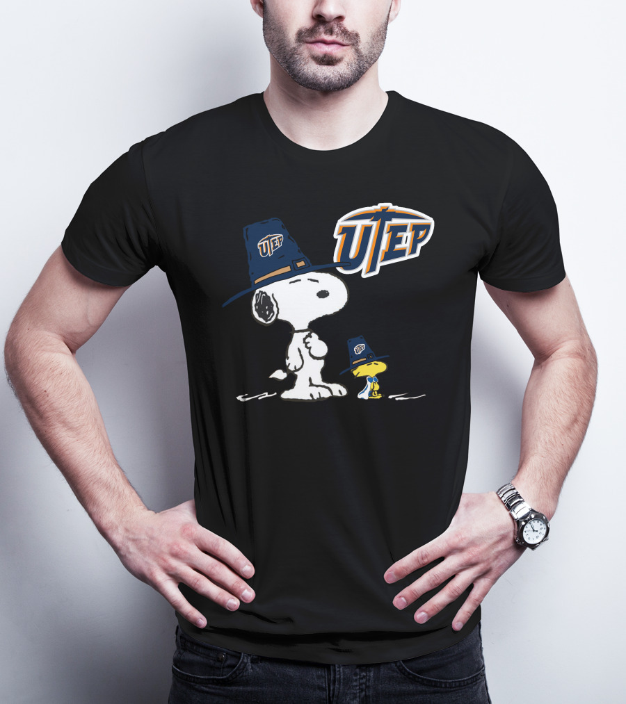 UTEP Miners Snoopy Woodstock T-Shirt