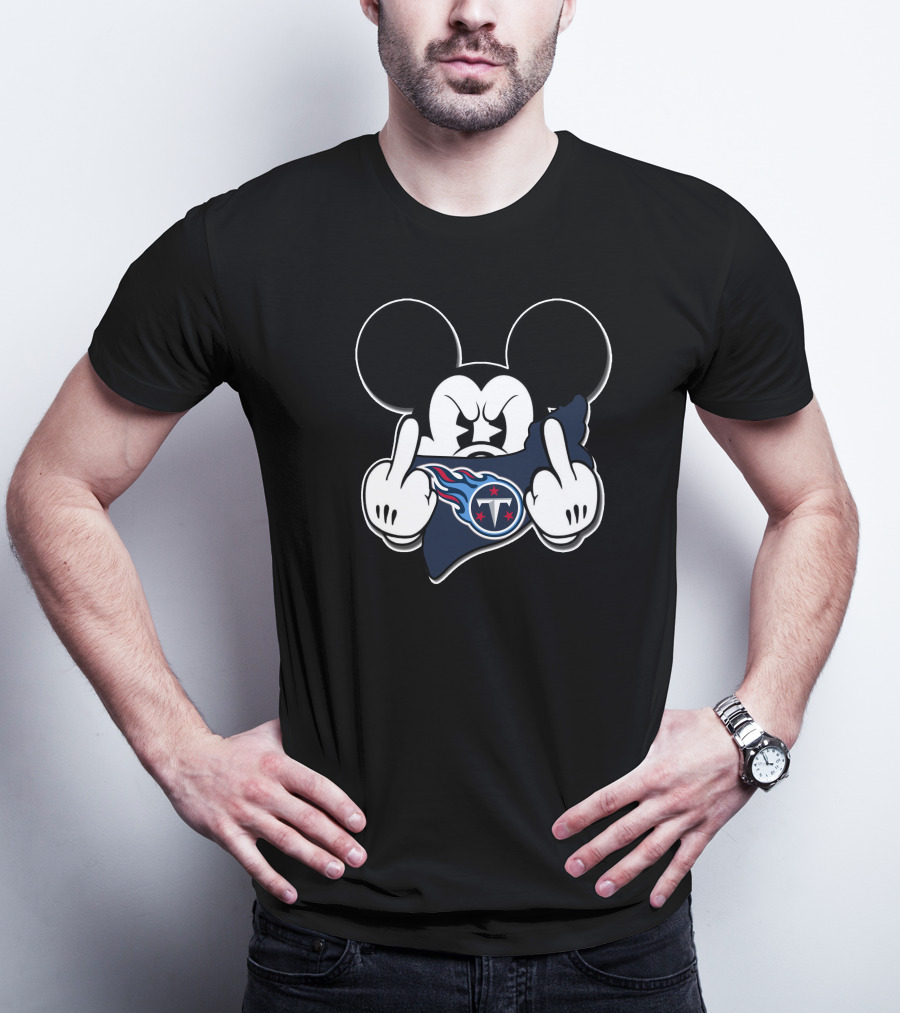Mickey Mouse Tennessee Titans Crossover T-Shirt