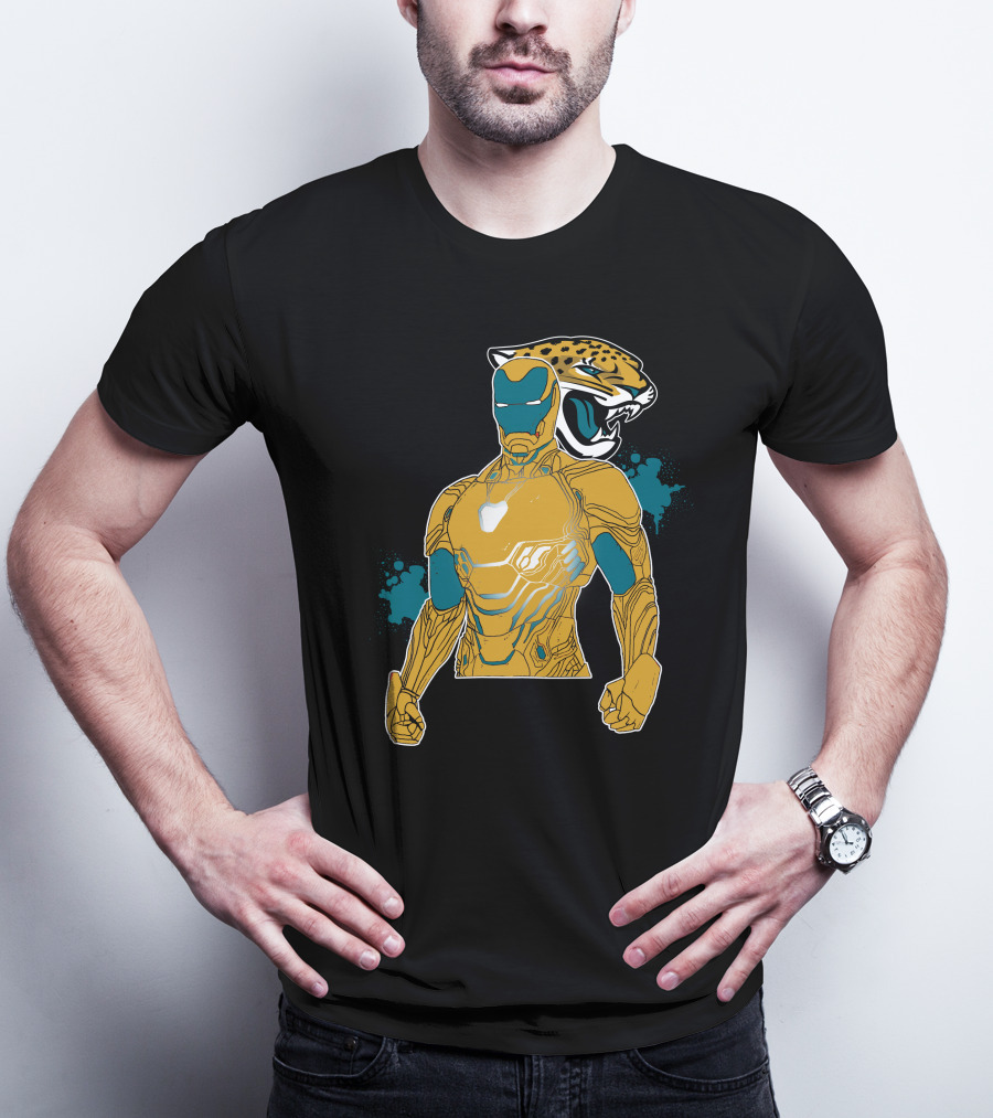 Iron Man Jaguars Crossover T-Shirt
