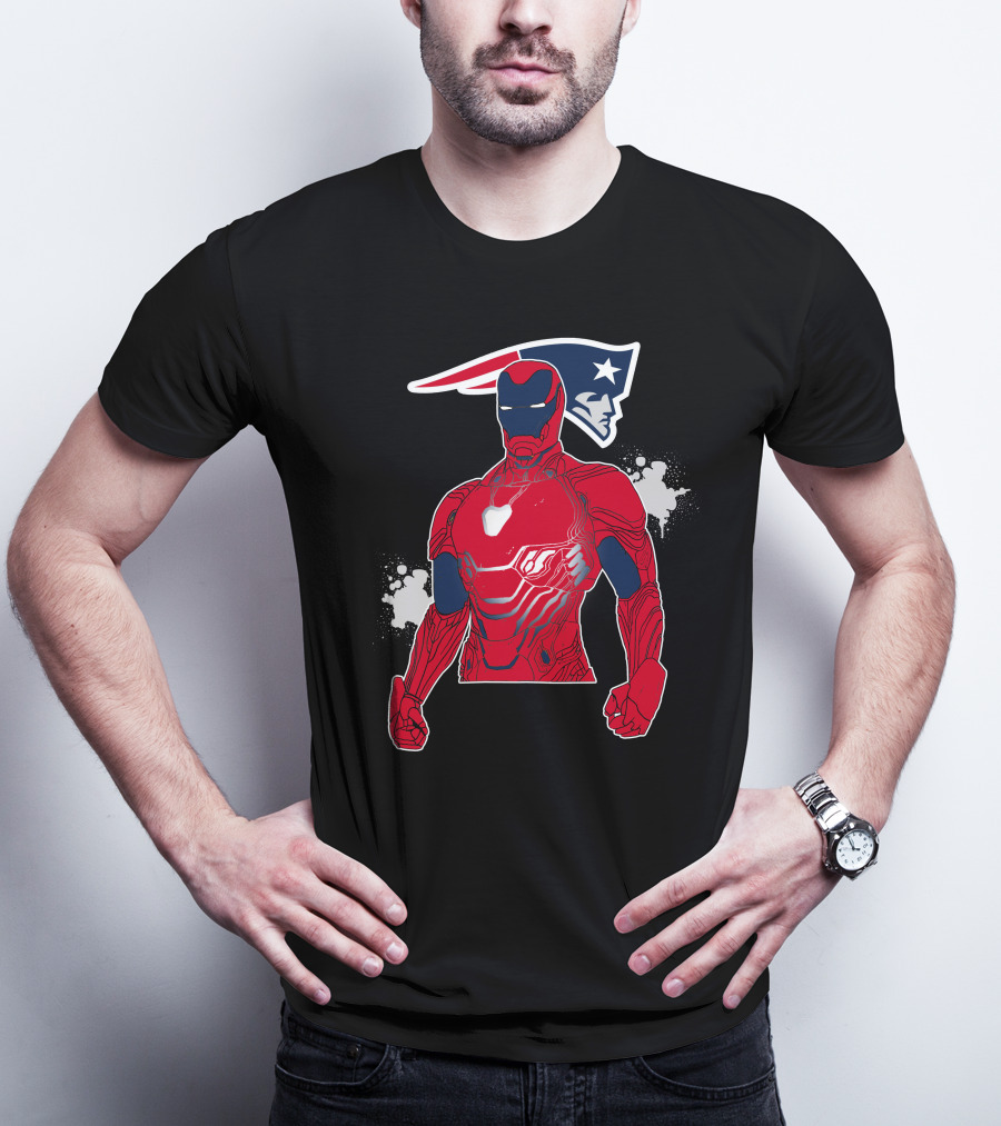 Iron Man Patriots Crossover Fusion T-Shirt